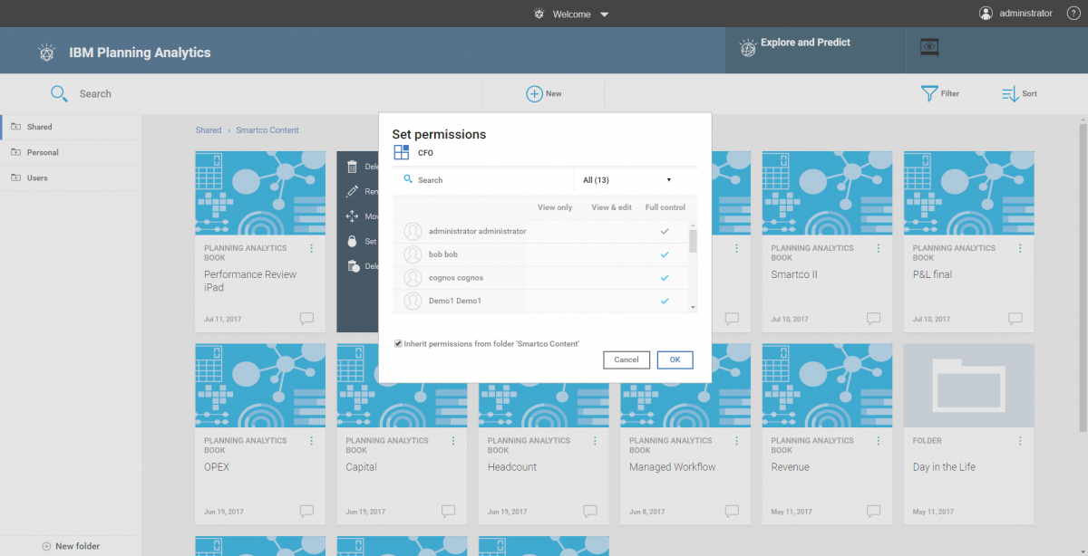 Planning Analytics Workspace : the new TM1 interface | element61