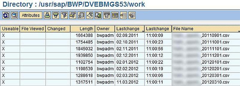 Load flat files from FTP server into SAP BW