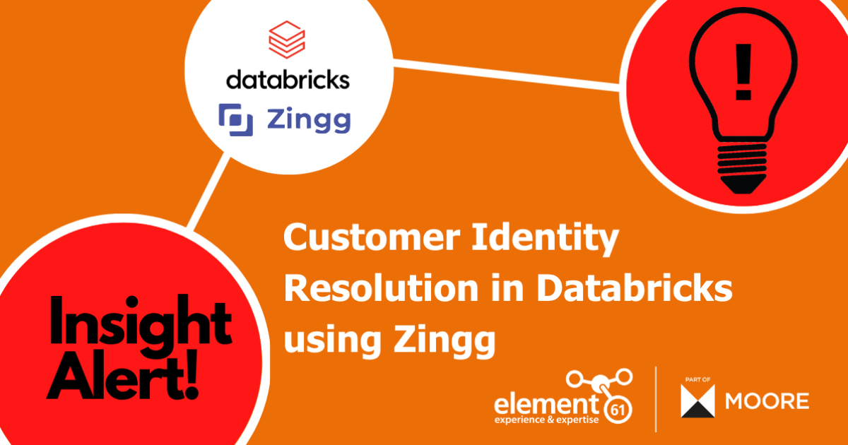 Customer Identity Resolution in Databricks using Zingg | element61