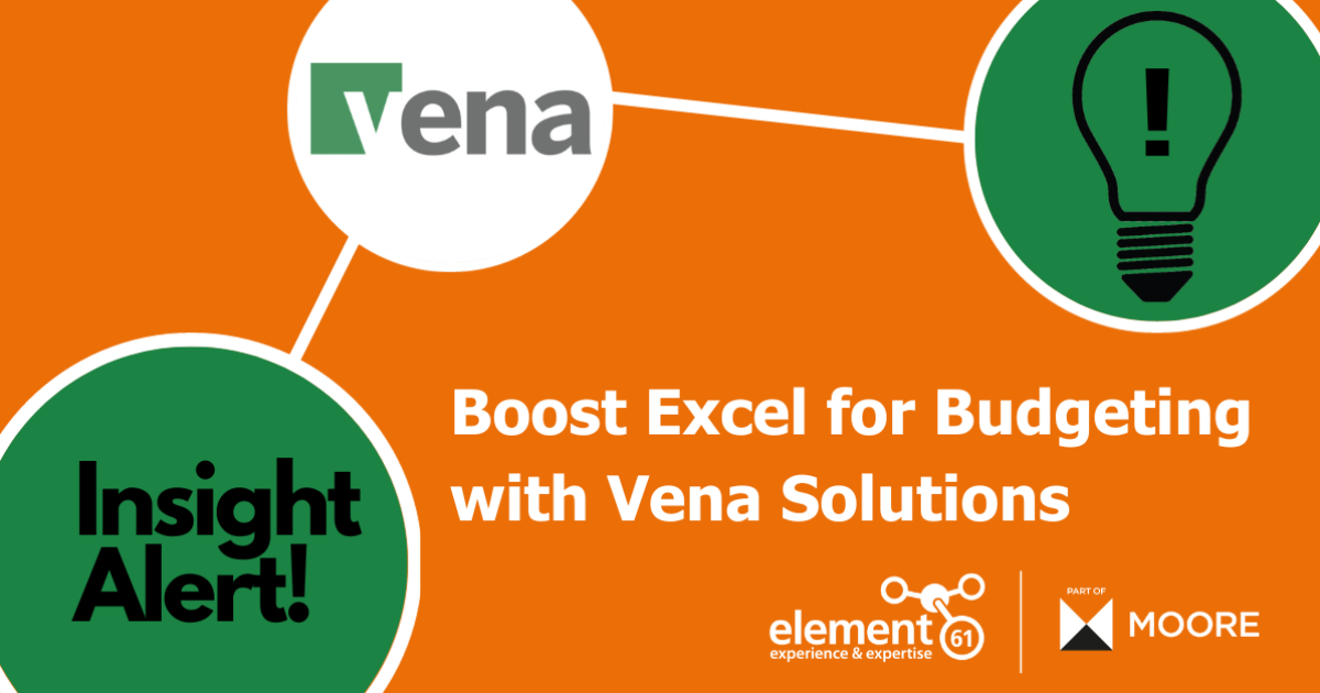 Boost Excel for Budgeting with Vena Solutions | element61