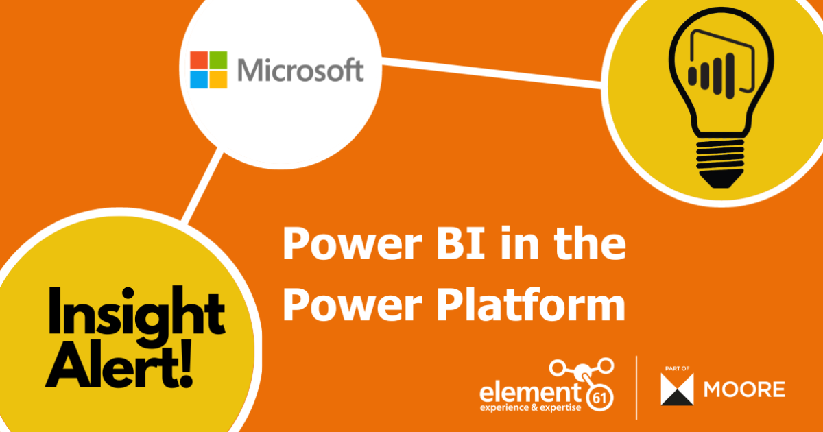 Power BI in the Power Platform | element61