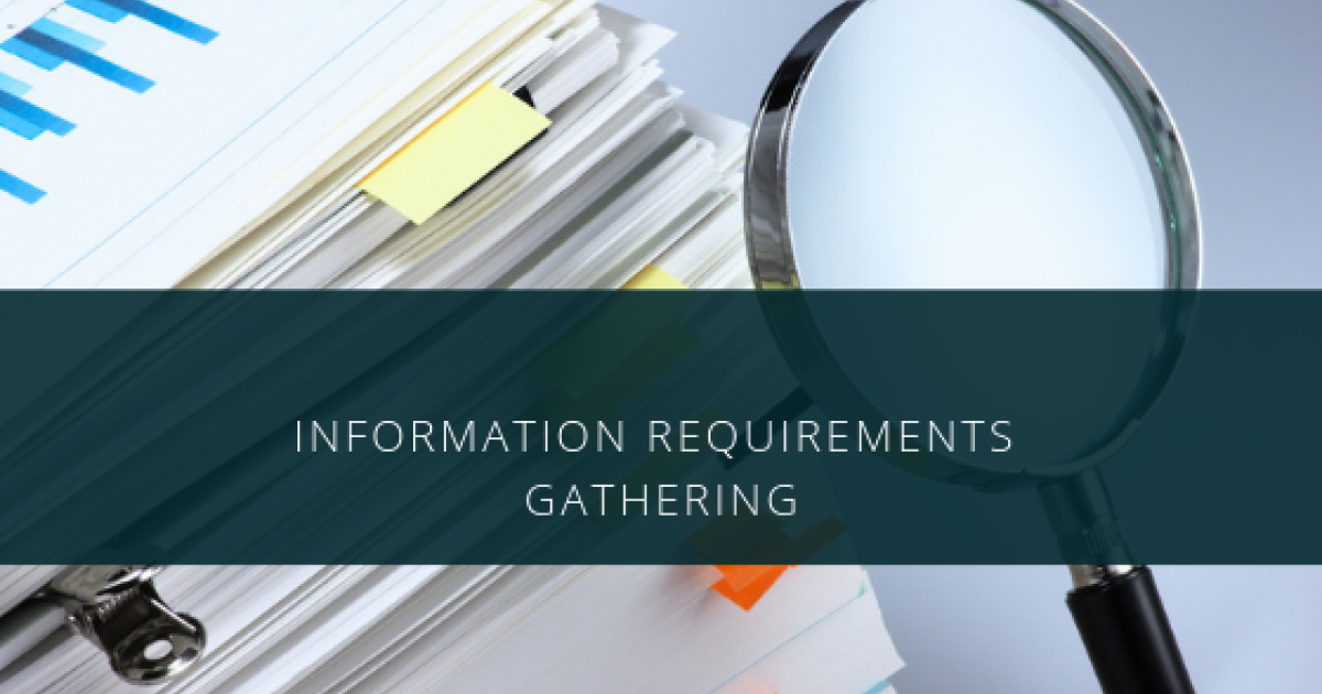 Information requirements gathering | element61